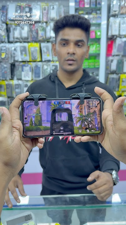 PUBG Sensitive Shoot/Aim Buttons L1 R1 Trigger Mobile Game Controller for Andriod & IOS Gaming ...