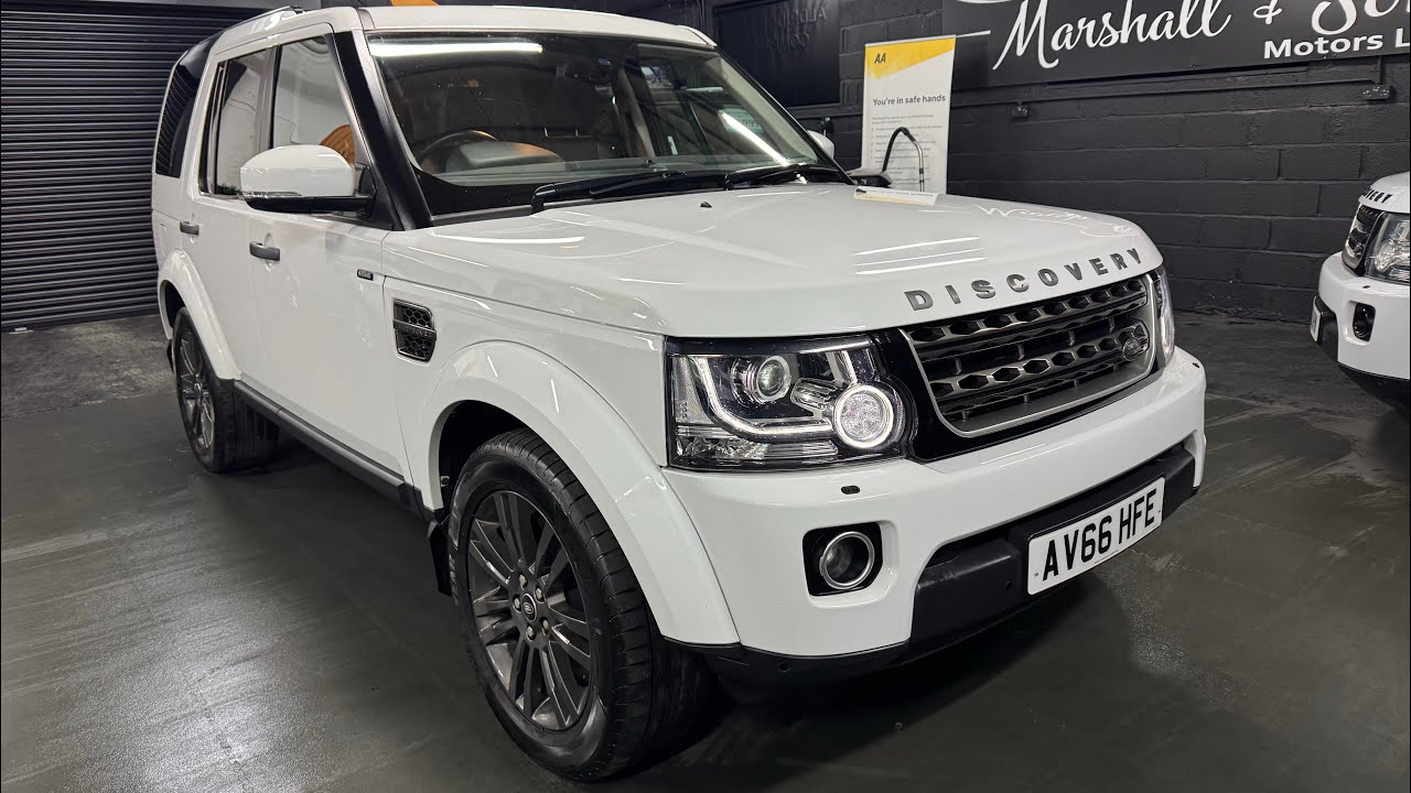 2016/66 LandRover Discovery 4 Graphite Edition 3.0 SDV6 - Fuji White ...