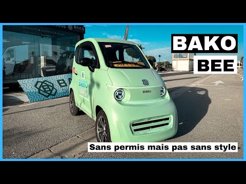 Bako Bee | 100 % électrique | Sans permis mais pas sans style !