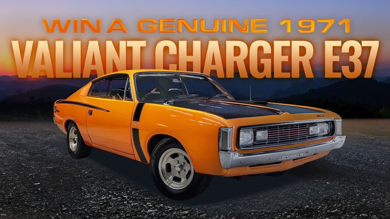 Win A Genuine 1971 Valiant Charger E37 - YouTube