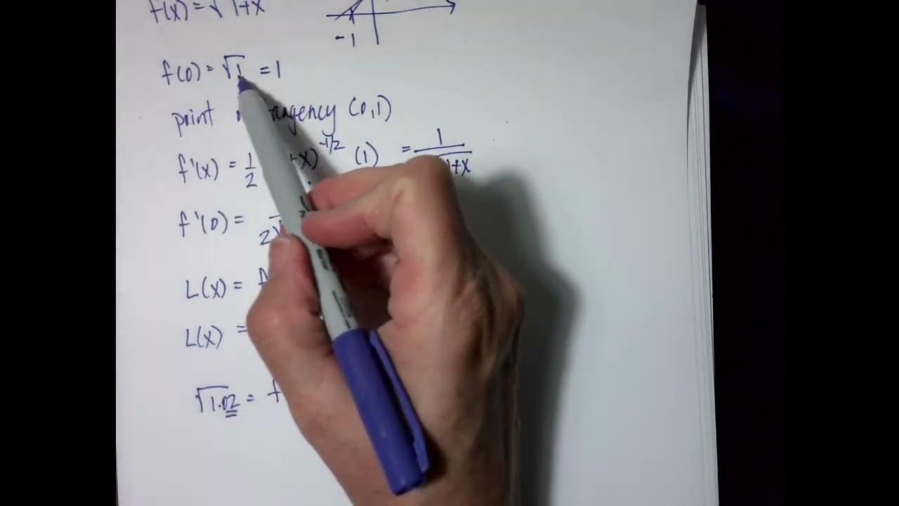AP Calc 5 5a Linearization - YouTube