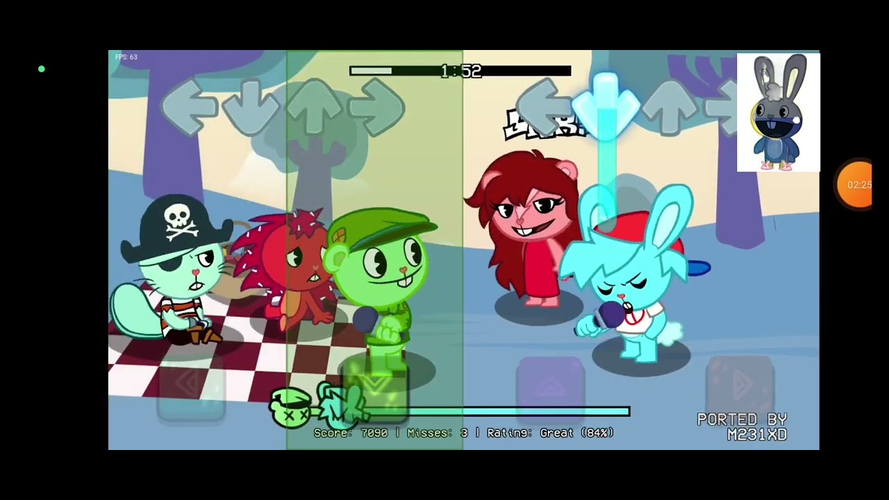 fnf vs flippy osea Happy Tree funkers - YouTube