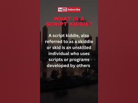 What is a Script Kiddie #scriptkiddie #hacker #hack #hacks #hacking #cybersecurity #shorts - YouTube
