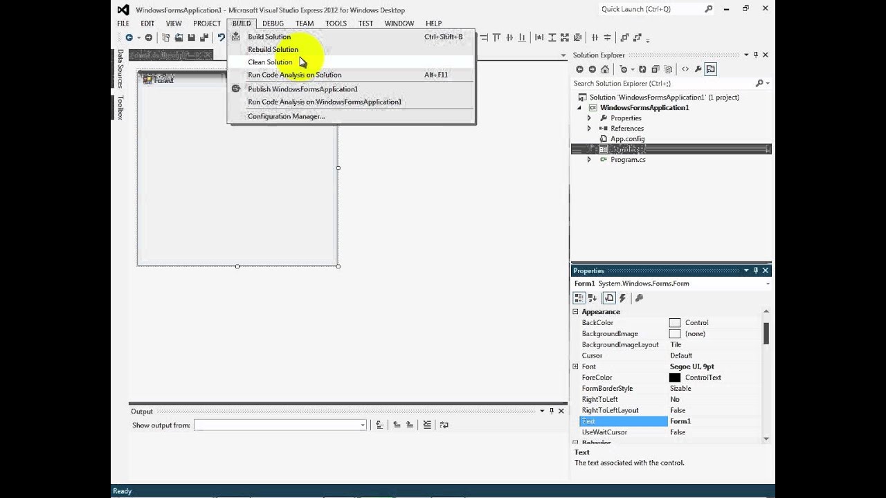 lesson02 02 IDE Menus and Toolbars - YouTube