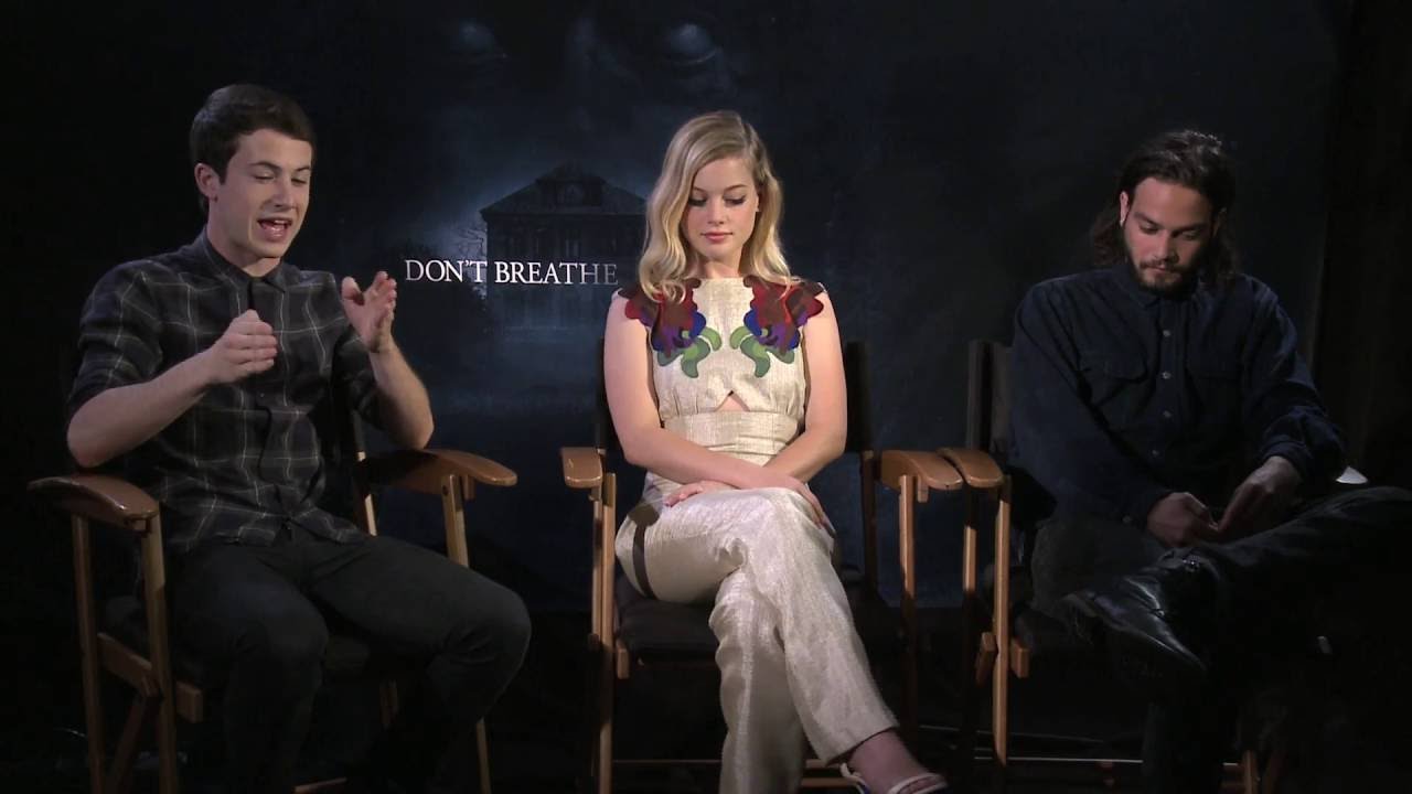Dylan Minnette, Jane Levy & Daniel Zavatto Don't Breathe Interview ...
