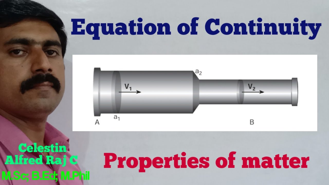 Equation of continuity|properties of matter|Unit 7|11 Physics|sky ...