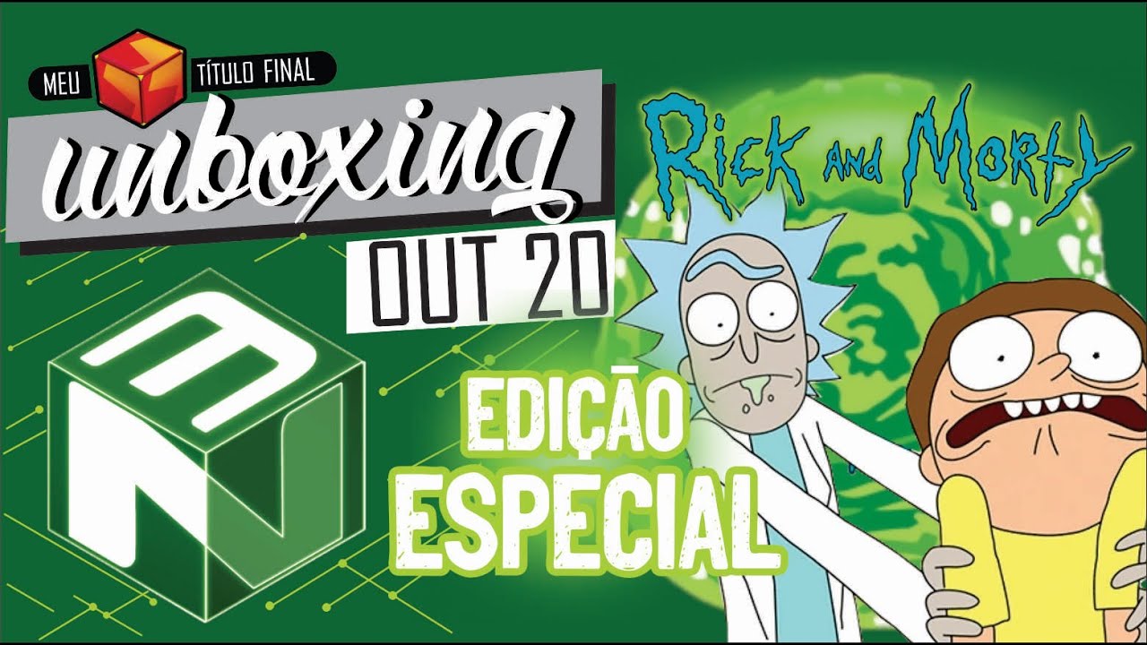 NOVO!! RICK AND MORTY Nerd ao Cubo especial OUTUBRO 2020 - YouTube
