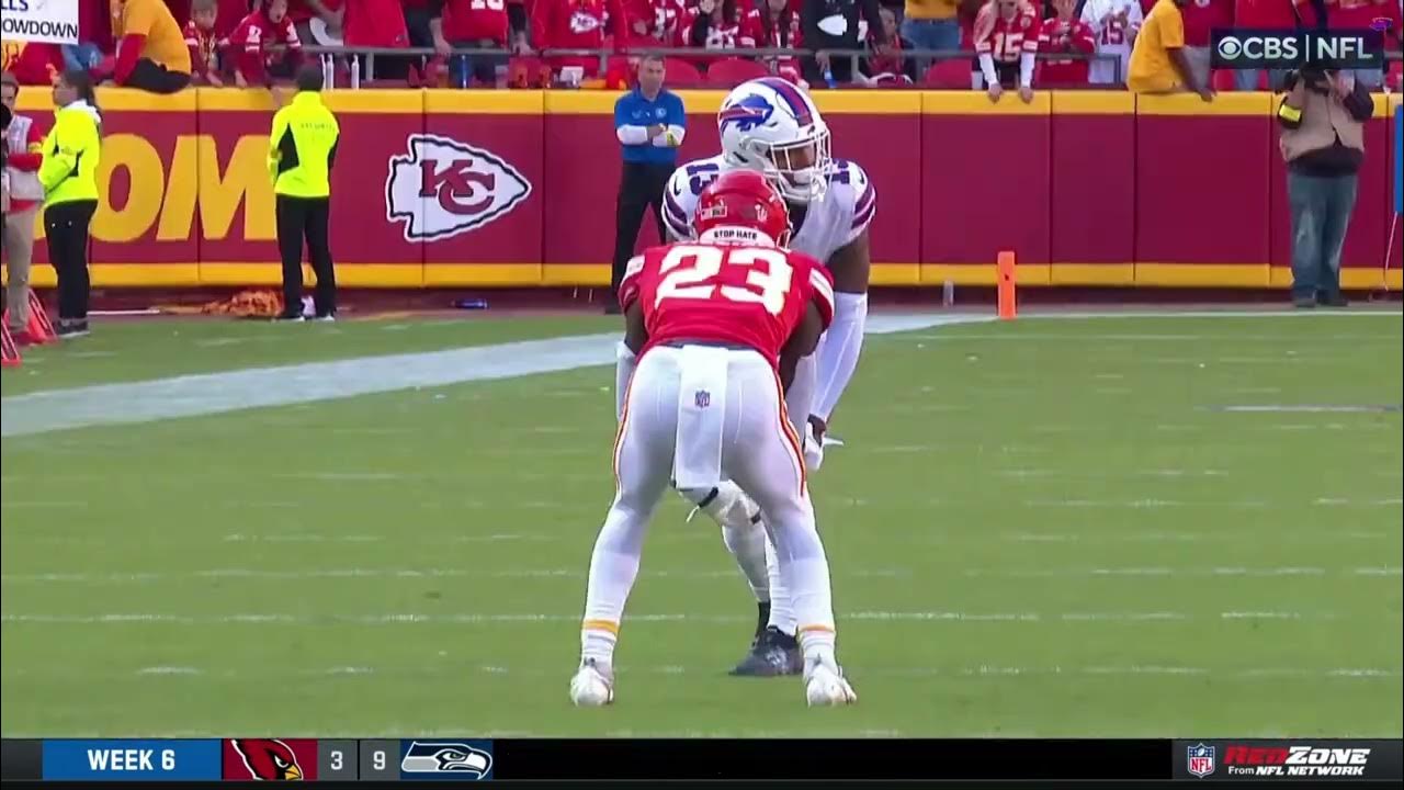 Josh Allen perfect TD throw to Gabe Davis before the half - YouTube