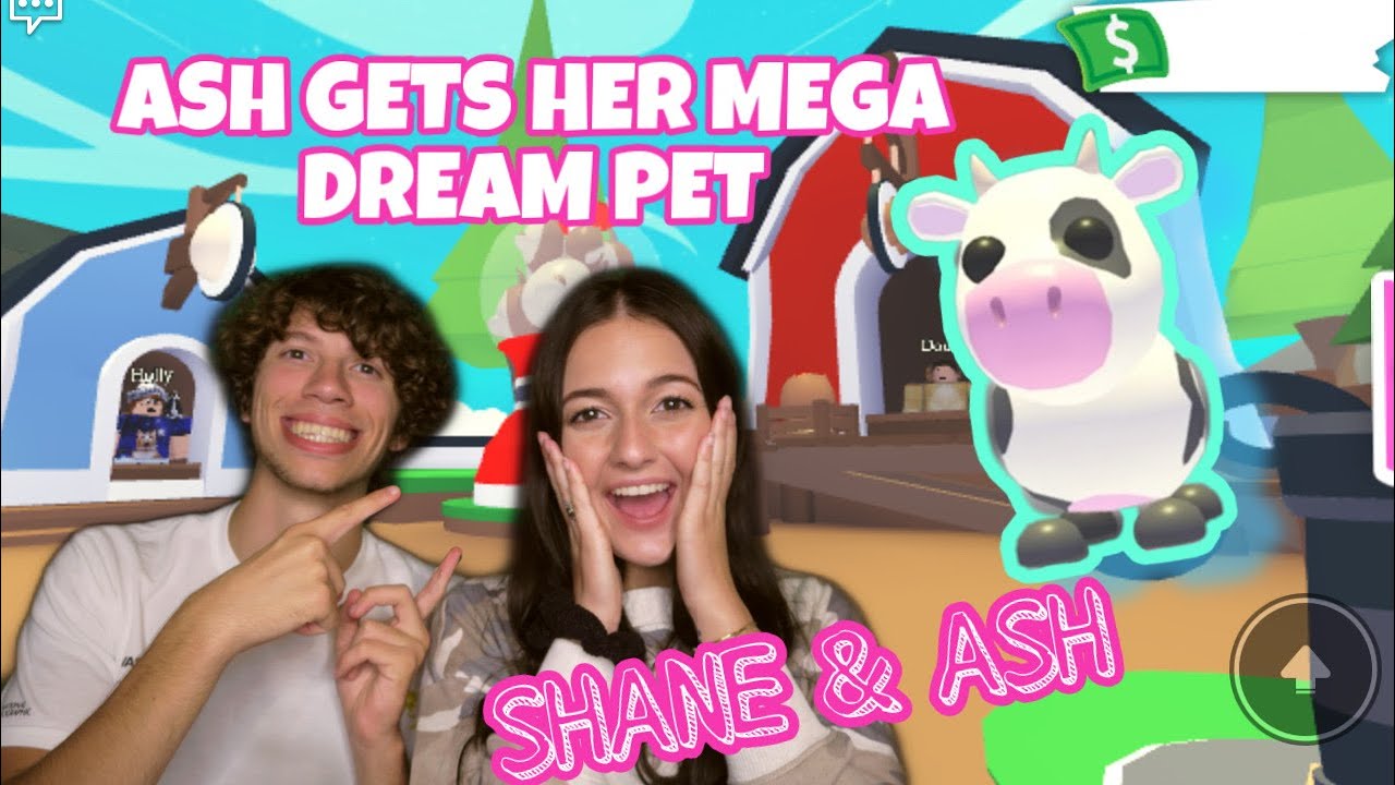 I Surprise My Girlfriend With Her DREAM PET A MEGA NEON COW In Adopt Me ...