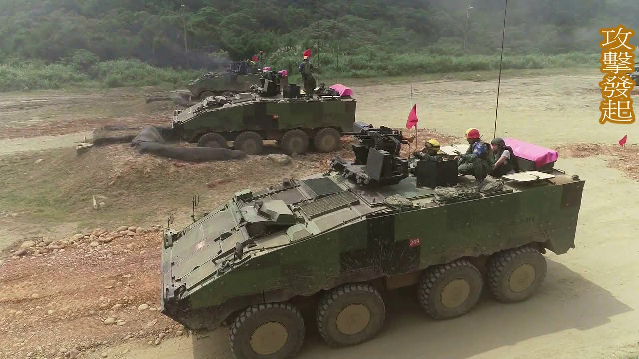 ROC Army mechanized infantry & armor live fire training - YouTube