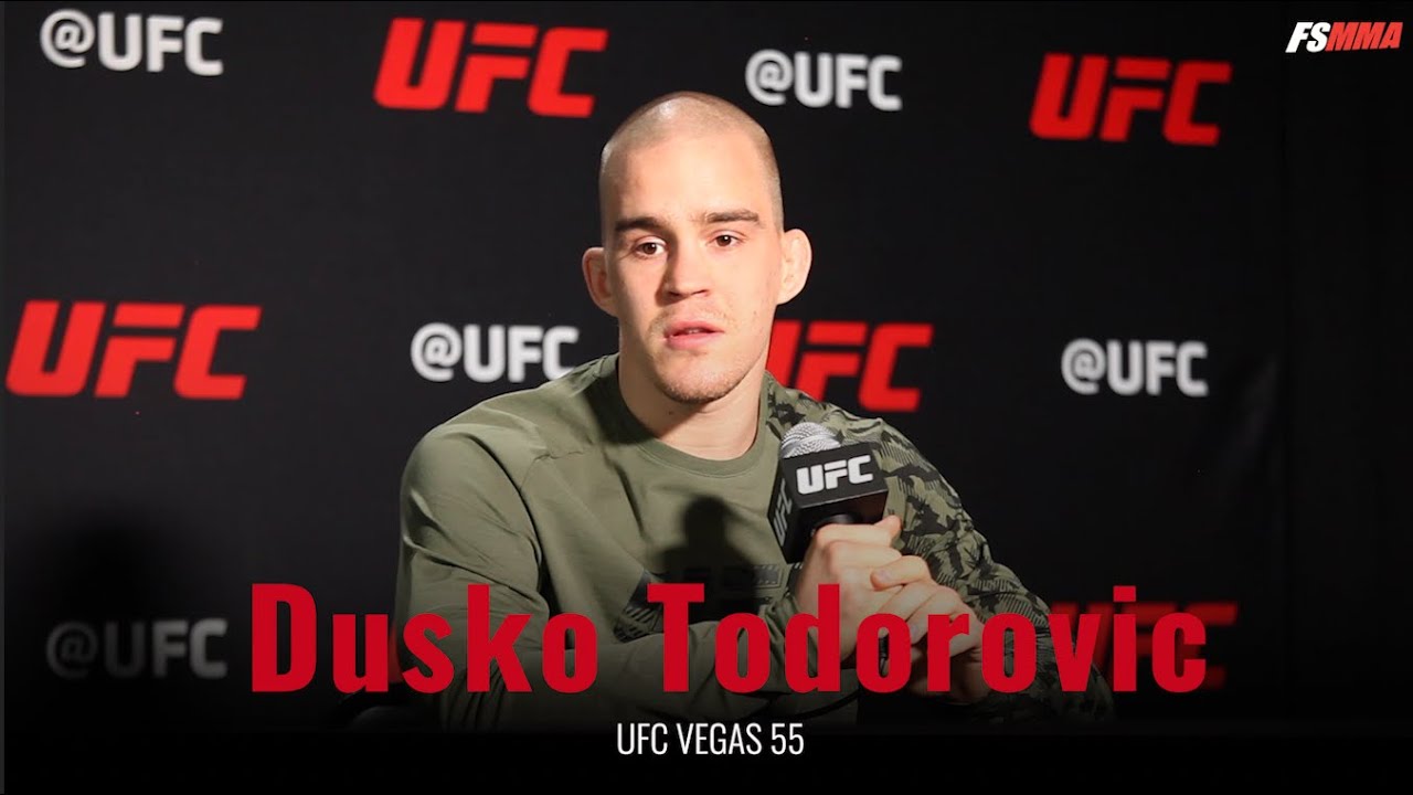 Dusko Todorovic UFC Vegas 55 media day interview - YouTube