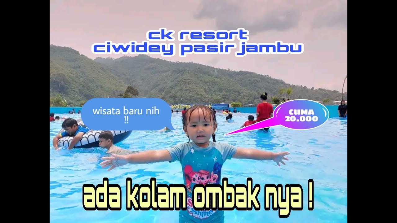 Main ke CK RESORT. Kolam renang ada ombak nya di ciwidey pasir jambu - YouTube