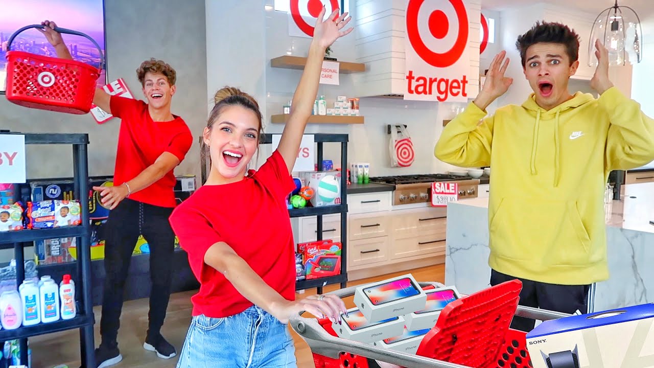 I OPENED A TARGET IN BRENT'S HOUSE!! - YouTube