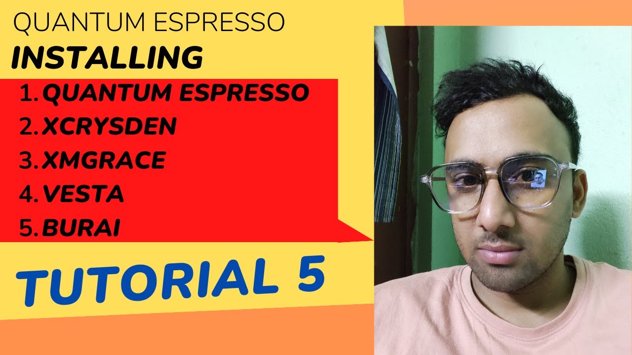 Tutorial 5 Installing Quantum Espresso Xcrysden Xmgrace Vesta And Burai Youtube 9816