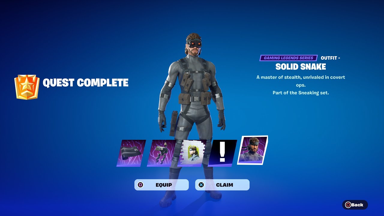 HOW TO GET SOLID SNAKE SKIN EARLY IN FORTNITE! - YouTube HOW TO GET SOLID SNAKE SKIN EARLY IN FORTNITE! - YouTube