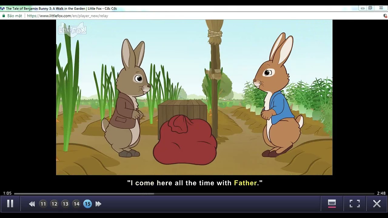L2 007 Peter Rabbit 7 A Walk in the Garden - YouTube