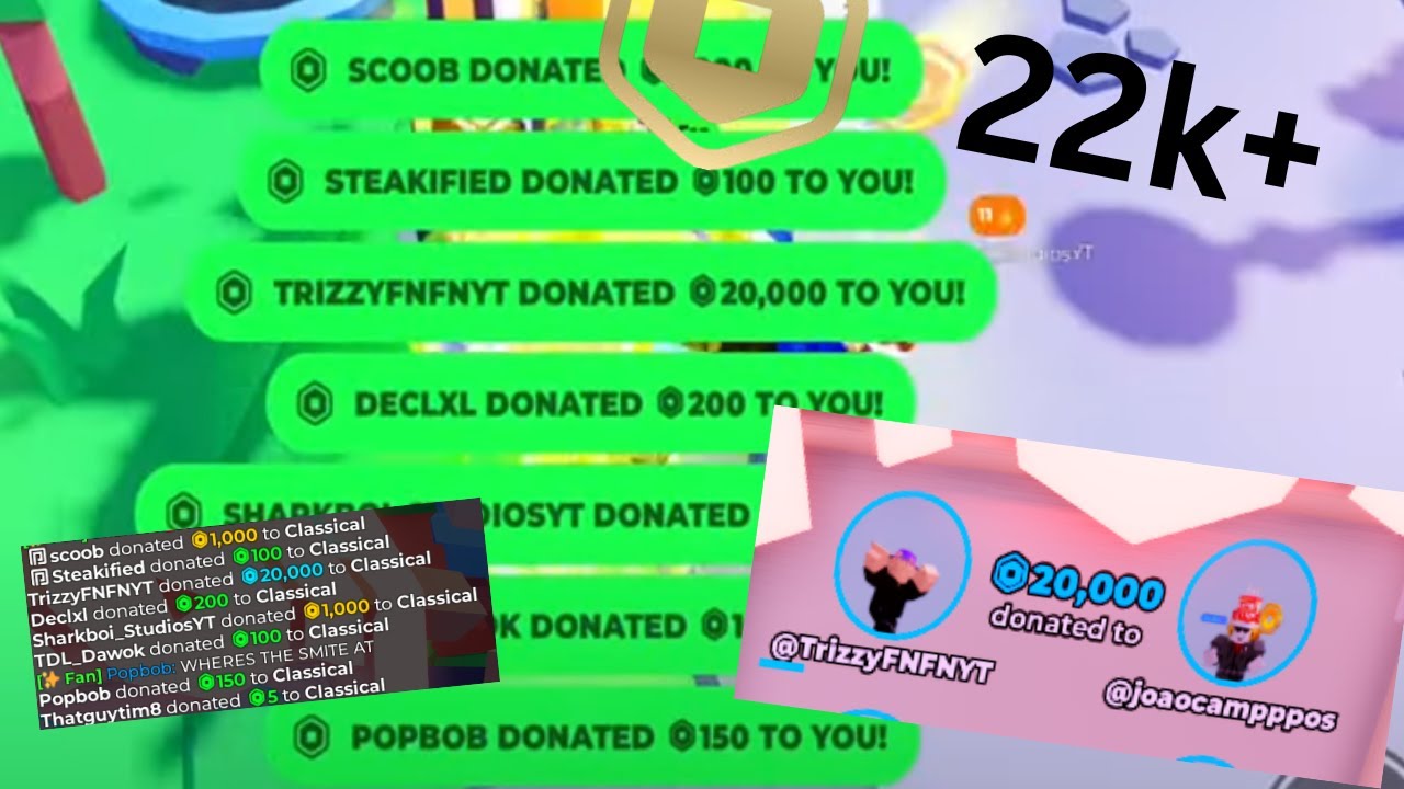We Gave this Streamer 22k+ Robux and this happend.. - YouTube