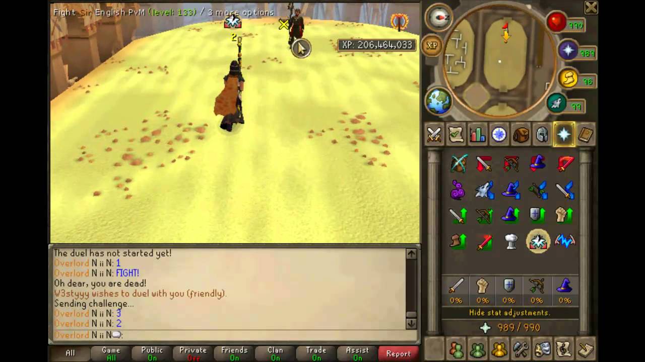 Void mage vs Ahrims with polypore staff runescape - YouTube