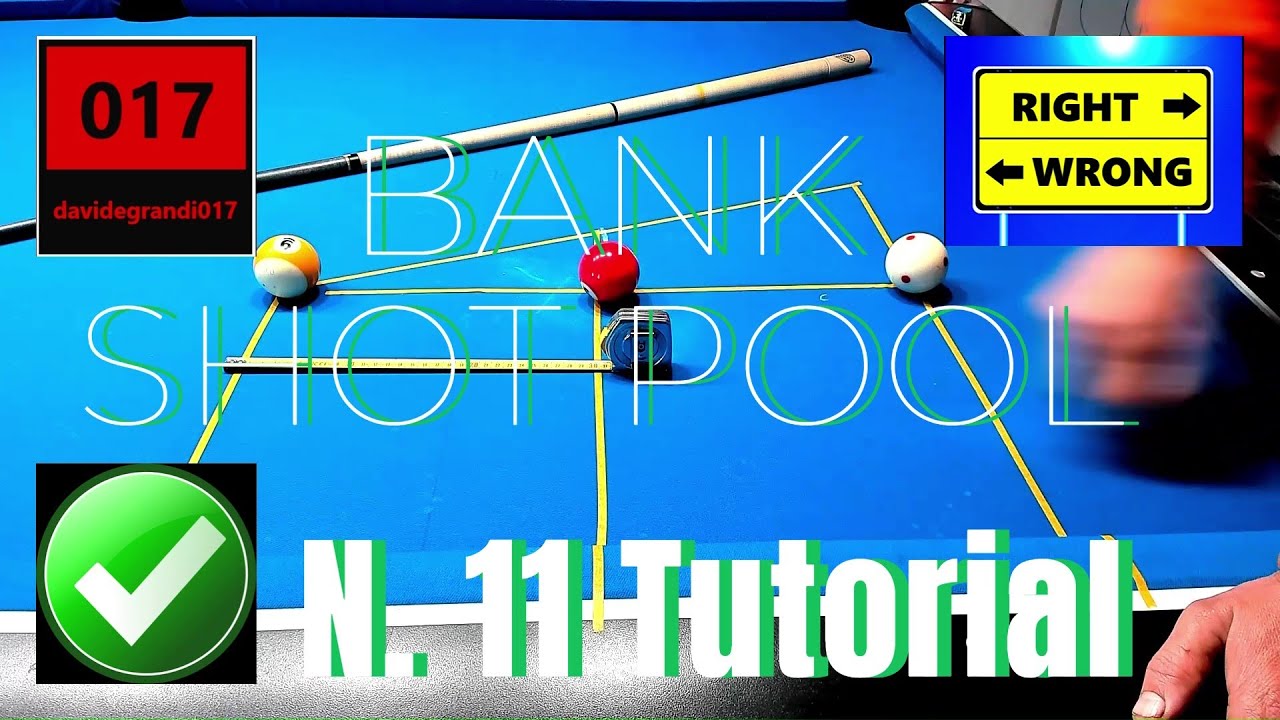 Bank shot pool tutorial 11 - YouTube