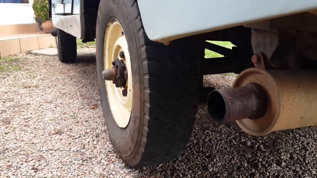1969 Land Rover with Chevy 230 straight 6 - YouTube