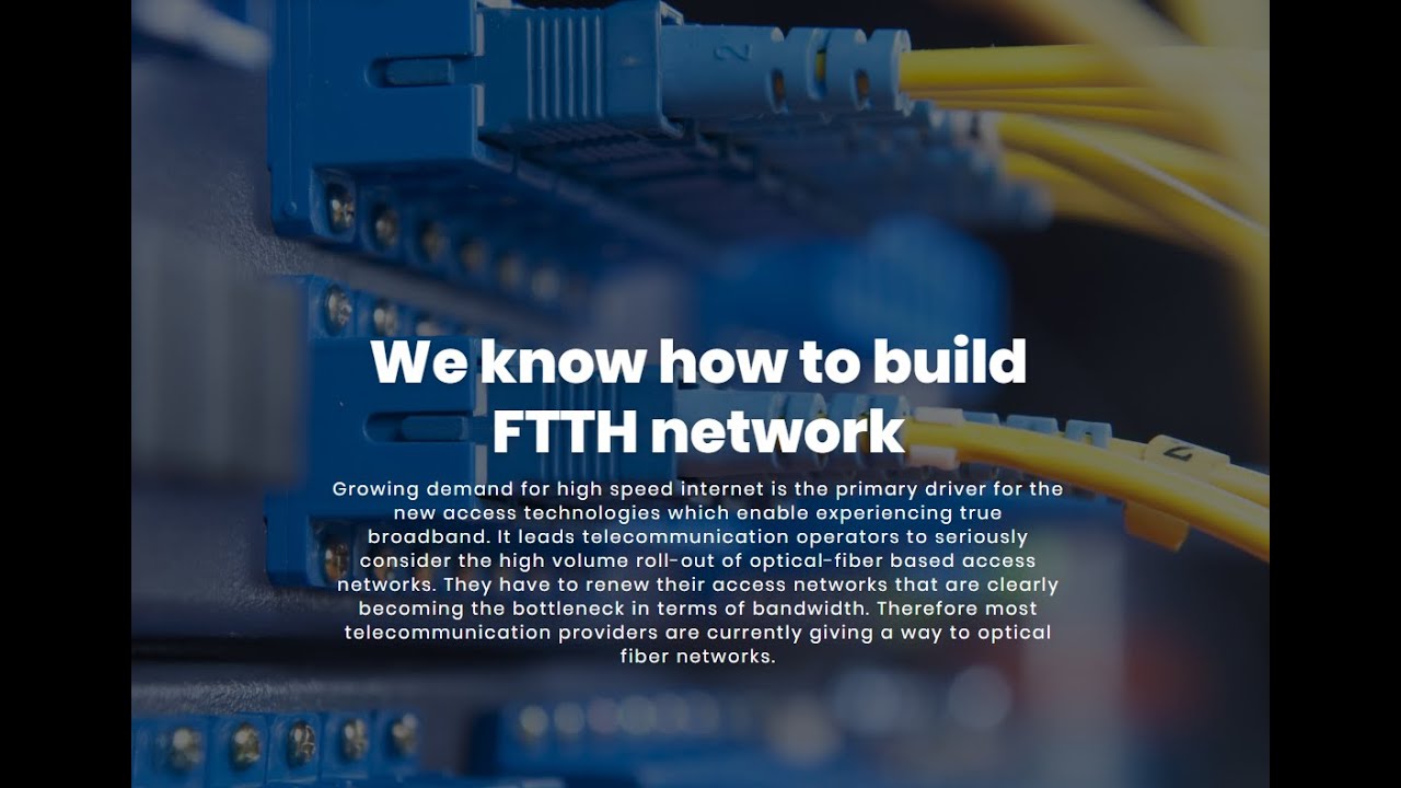FTTH engineerig & planning in AutoCAD - YouTube