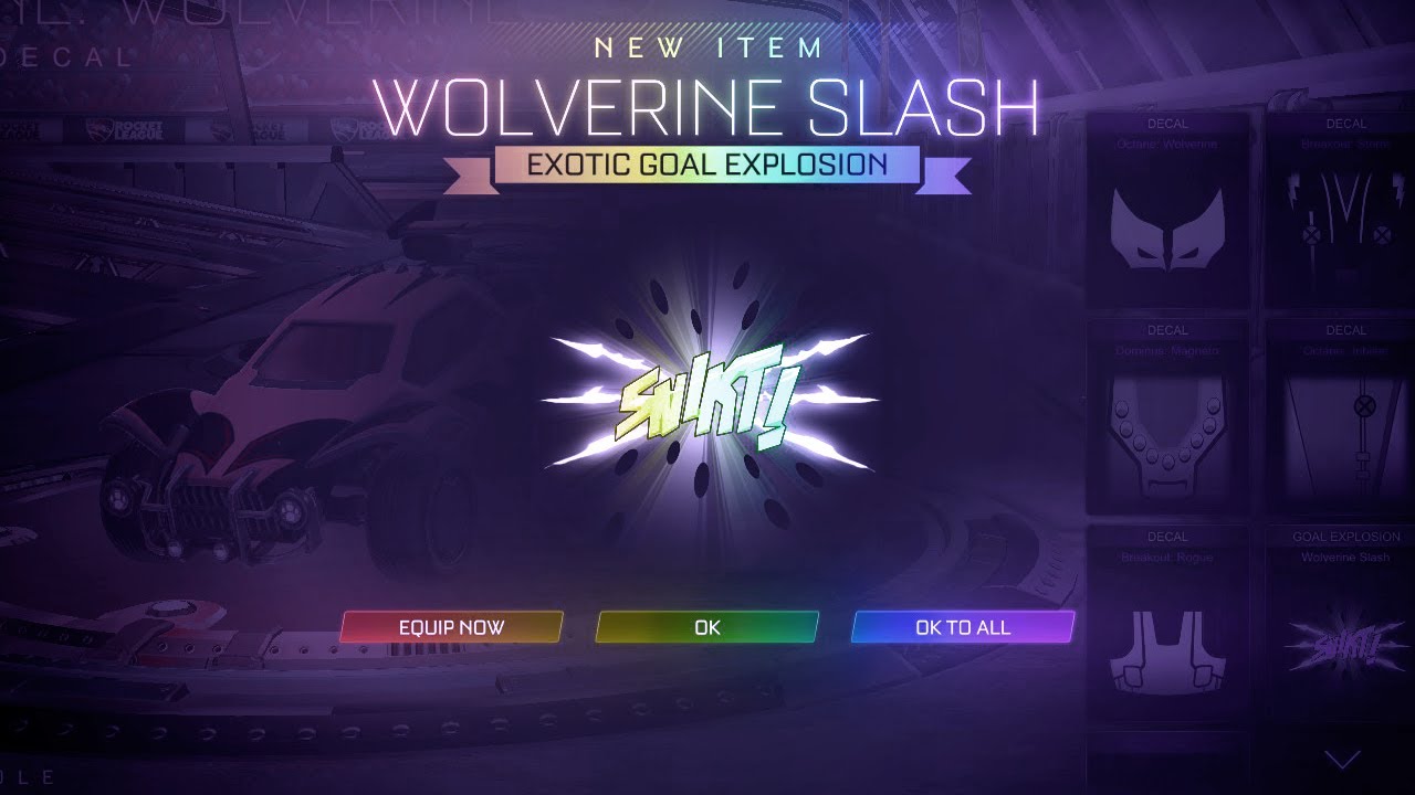 I GOT THE *NEW* WOLVERINE SLASH GOAL EXPLOSION IN ROCKET LEAGUE! | BEST ...