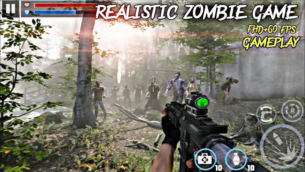 Dead target zombie game | android | kids | gameplay | cartoon - YouTube