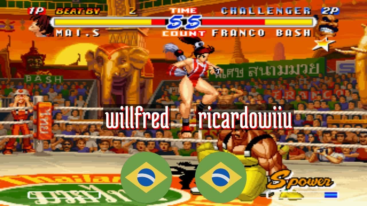 @rbff2h: willfred (BR) vs ricardowiiu (BR) [Real Bout Fatal Fury 2 ...