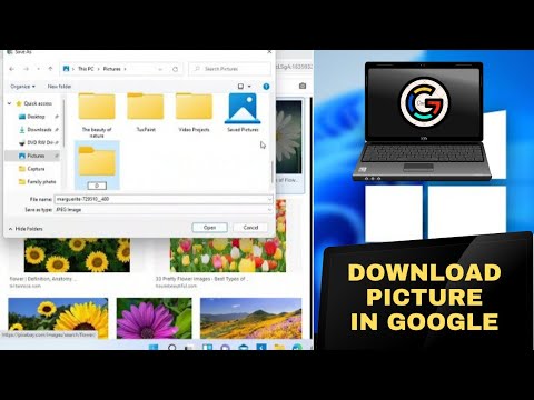 How To Download Pictures From Google Chrome In Laptop or PC - YouTube
