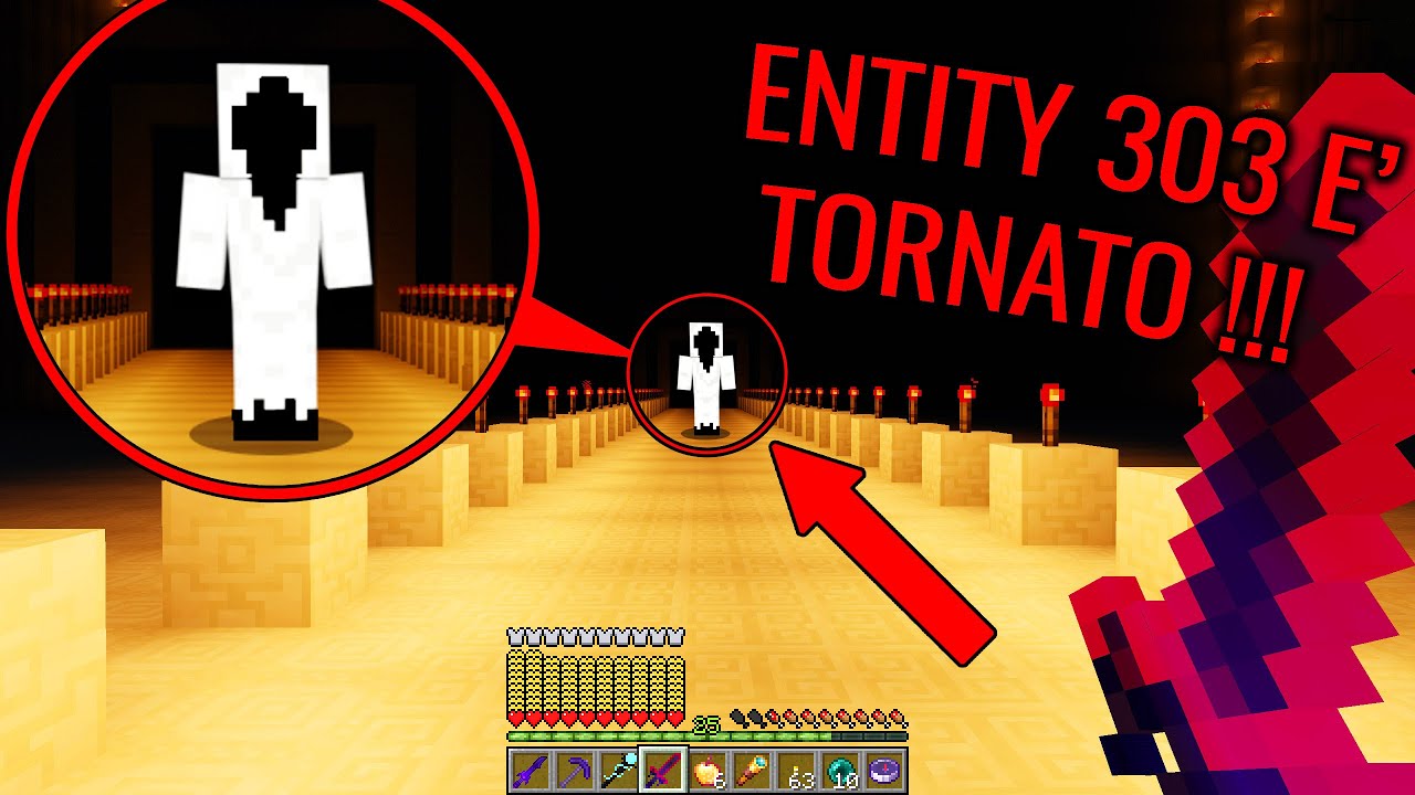 ENTITY E' TORNATO !!! (MINECRAFT HORROR) - Ep 10 Capitolo 3 - YouTube