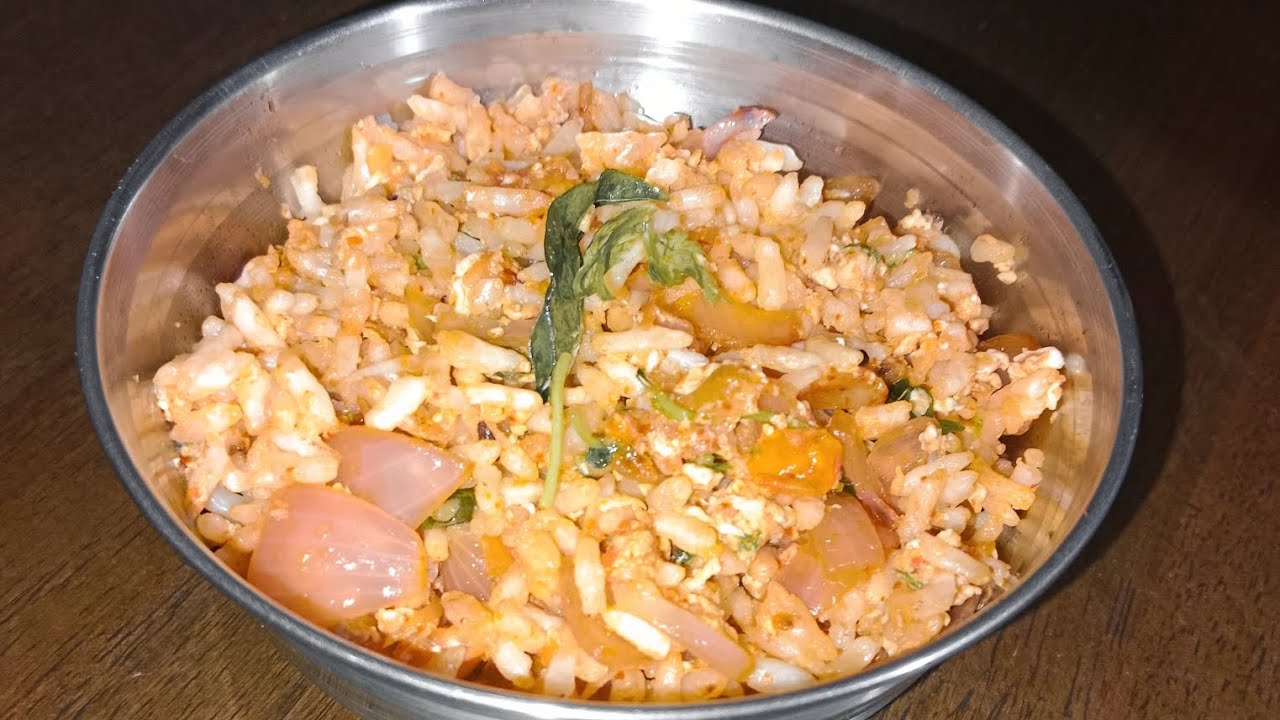 Instant Puffed rice with Egg/Egg Puffed rice - YouTube