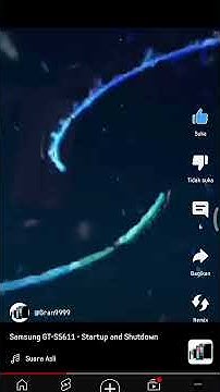 Samsung GT-S5611 startup and shutdown - YouTube