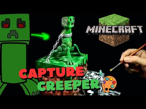 Capture a CREEPER in MINECRAFT. crafts with polymer clay that you can ...