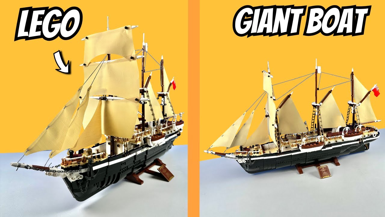 I Built The Second Largest LEGO Boat - YouTube