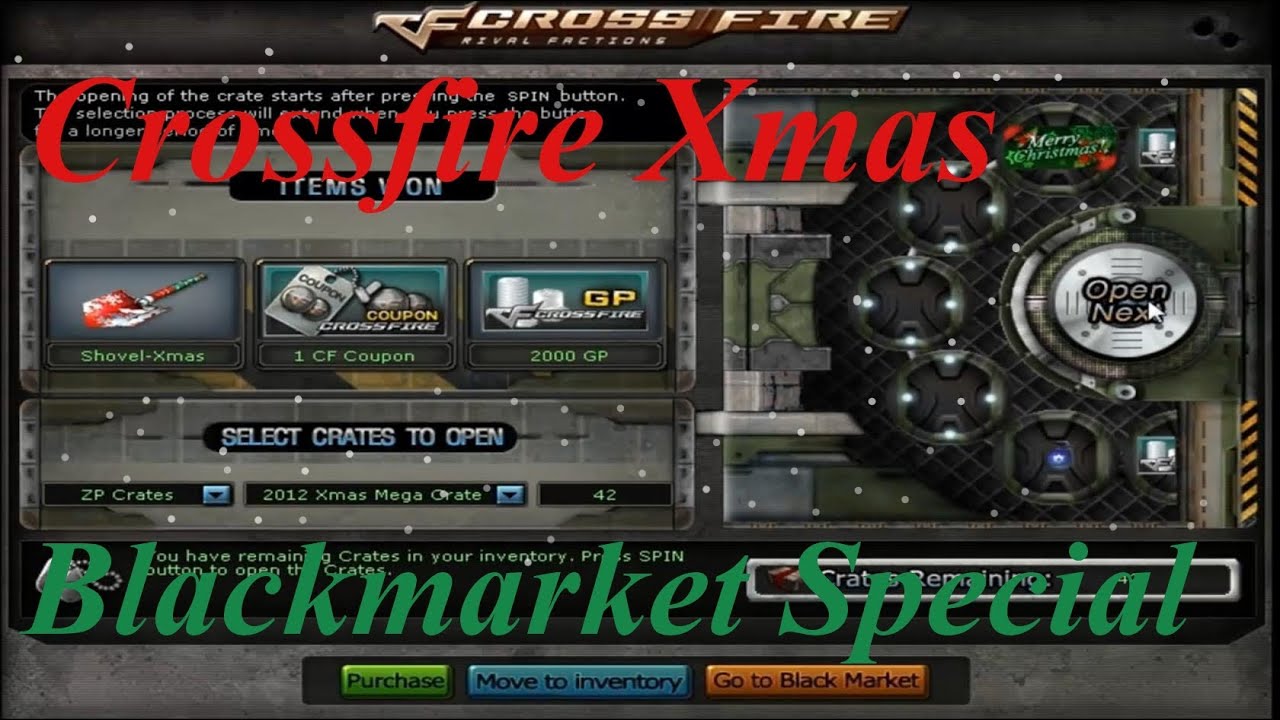 Crossfire Blackmarket Special Xmax Crates 2012 [HD] - YouTube