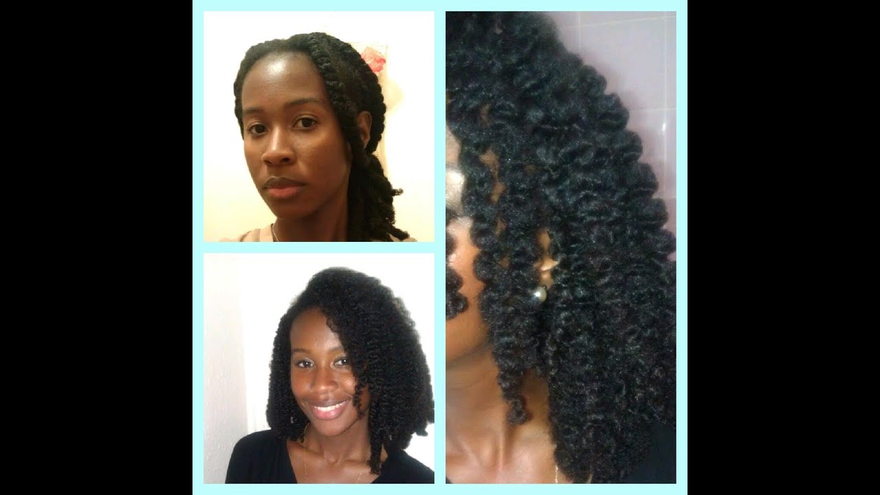 Natural Hair Twist Out Tutorial Youtube