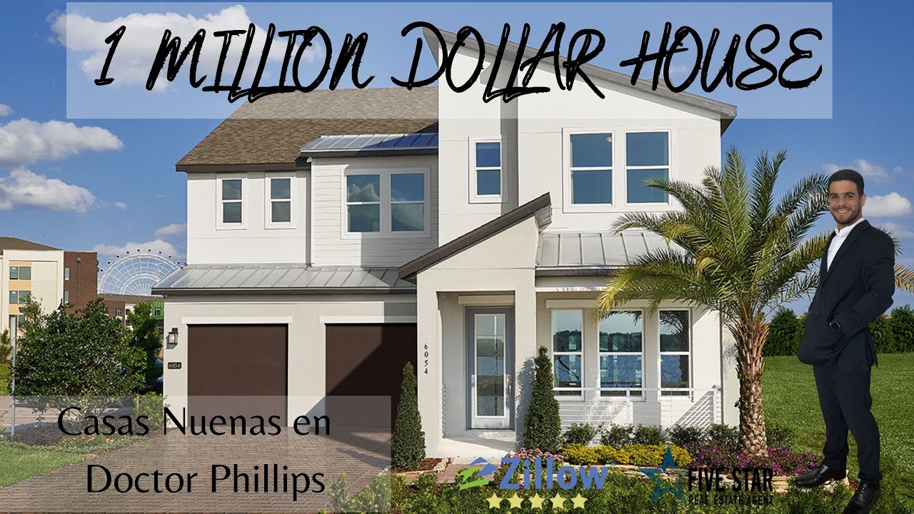 Asi luce un casa de 1 millon de Dolares en Orlando Fl - YouTube