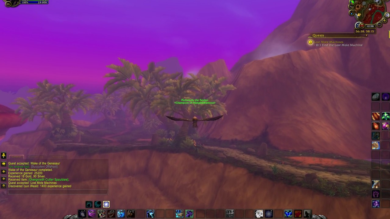 Lost Mole Machines WoW quest - YouTube