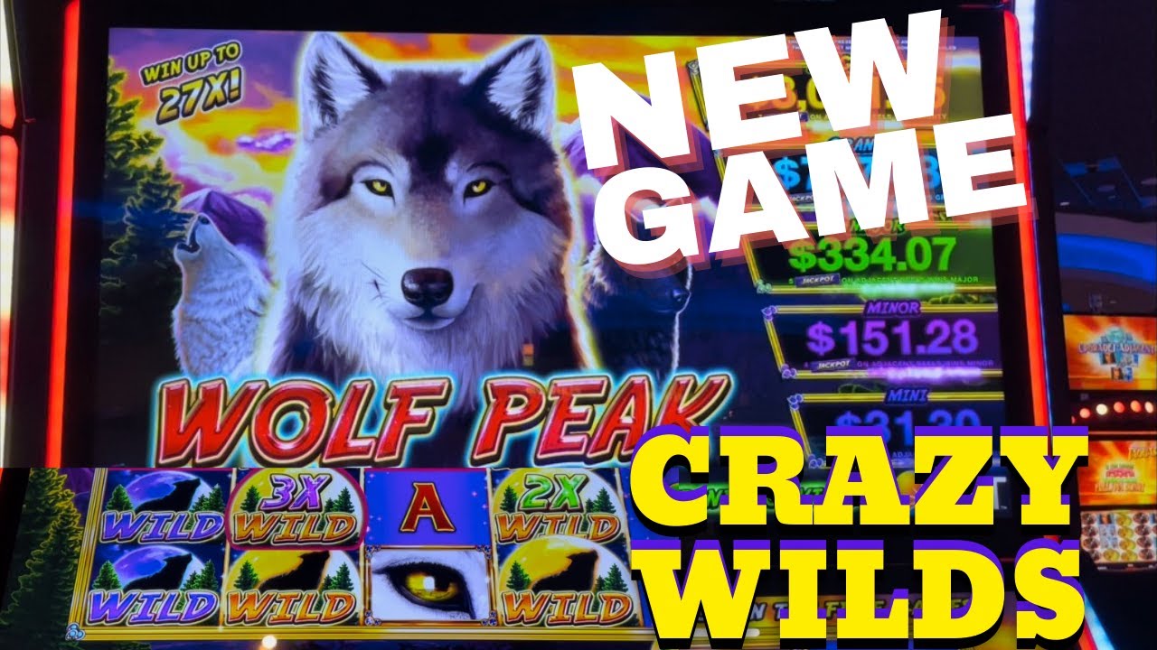 Wolf Peak New SLOT MACHINE! Crazy expanding WILD Multipliers - YouTube