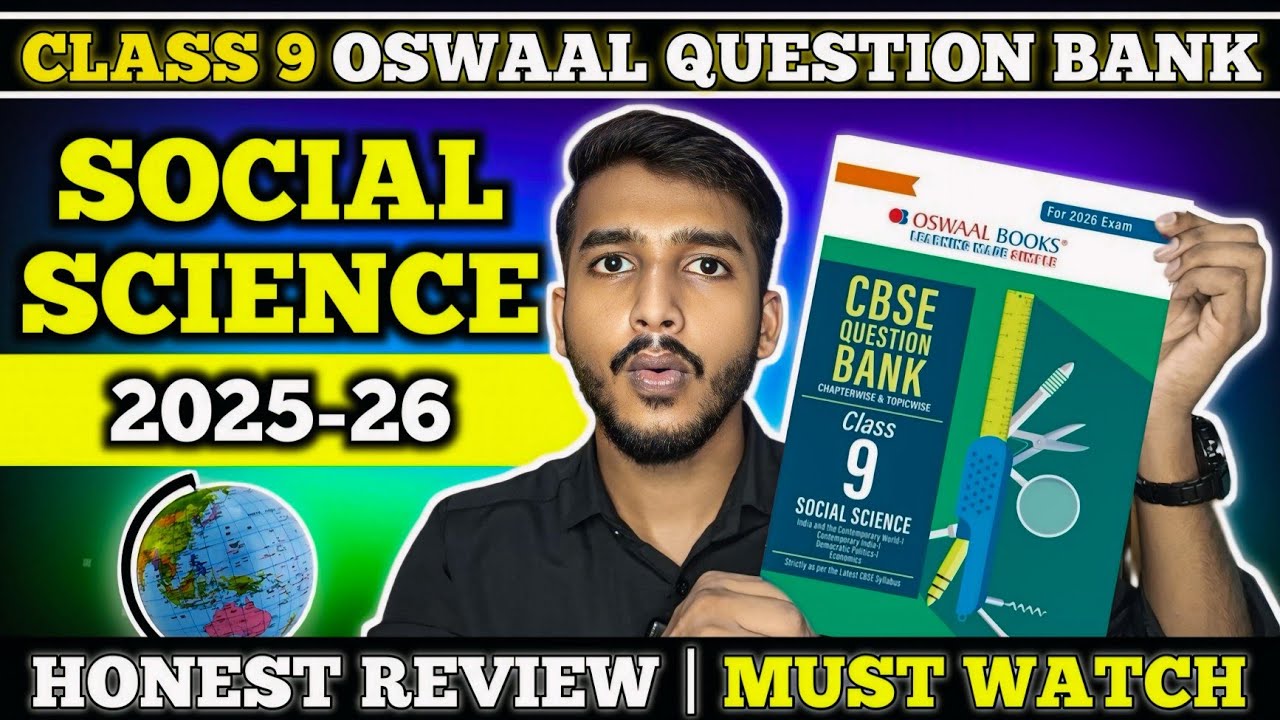 Oswaal Question Bank Class 9 Social Science 2025-26 | Honest Review ...