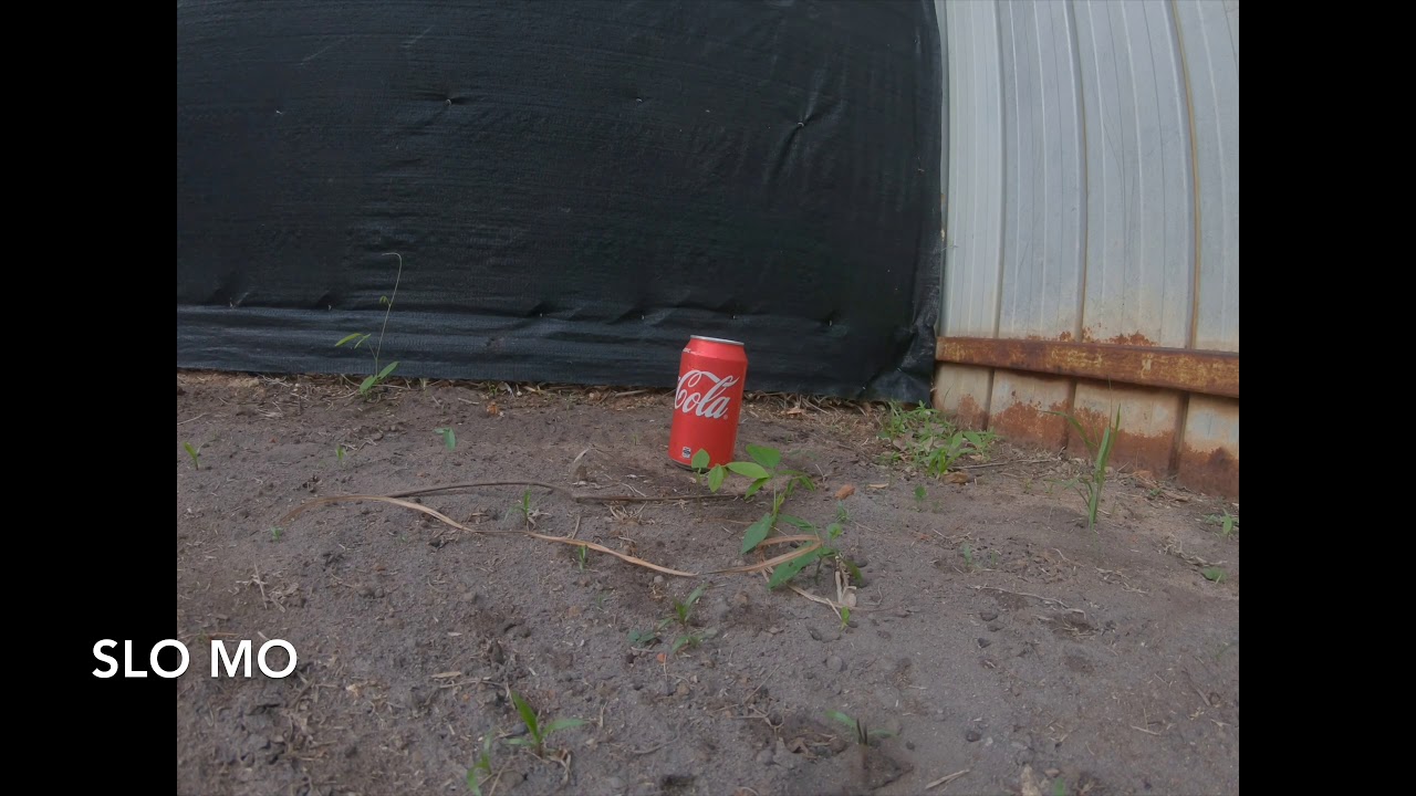 Shooting a Coke can - YouTube