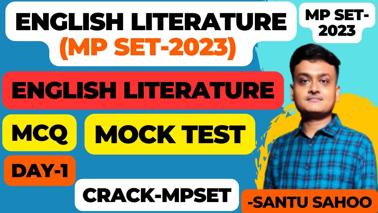 MP SET English Literature Mock Test 2023 I MP SET Mock Test & Tips I ...