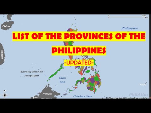 Provinces of the Philippines (Updated List) - YouTube