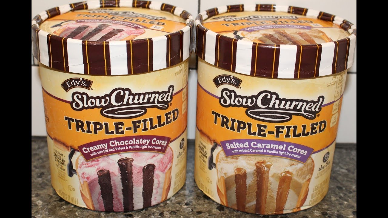 Edy’s Slow Churned Triple-Filled Creamy Chocolatey Cores & Salted ...