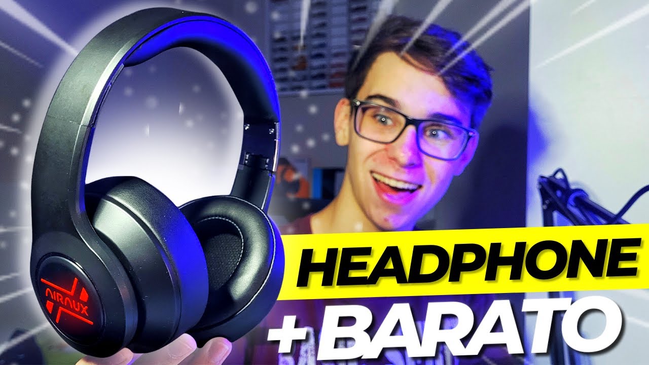 O MELHOR HeadPhone Bluetooth BOM e BARATO 2021 Com MODO GAMER - Review ...