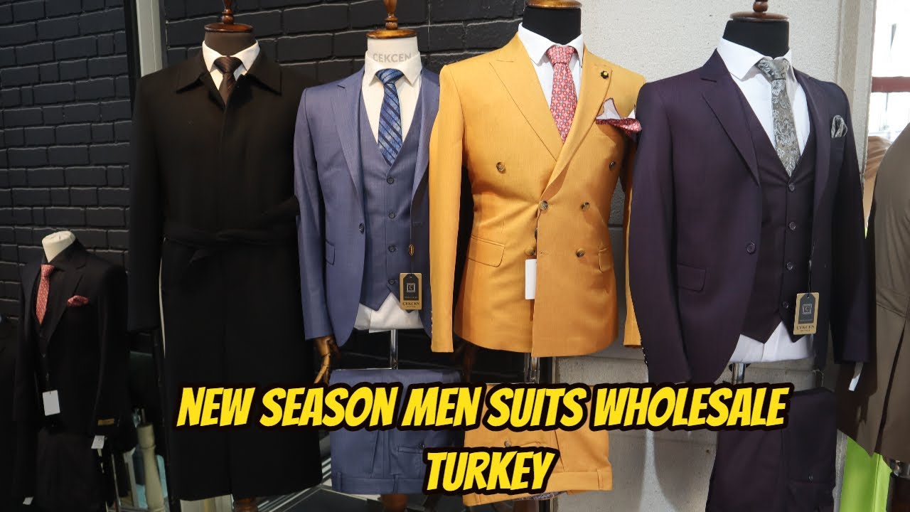 New Season Men Suits Wholesale and Retail Istanbul Market Turkey ...