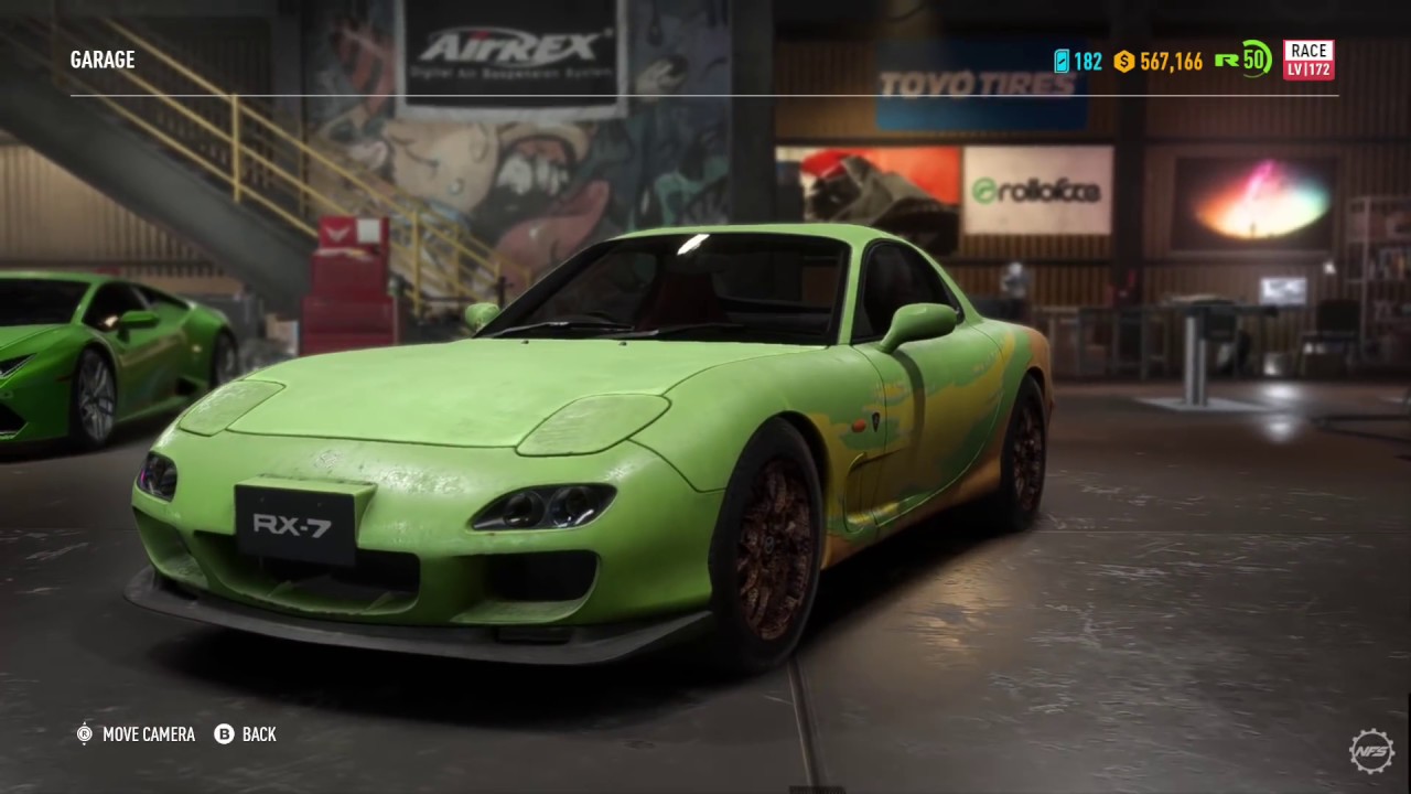 NFS PAYBACK - Mazda RX7 location + Free roam cops!!! - YouTube