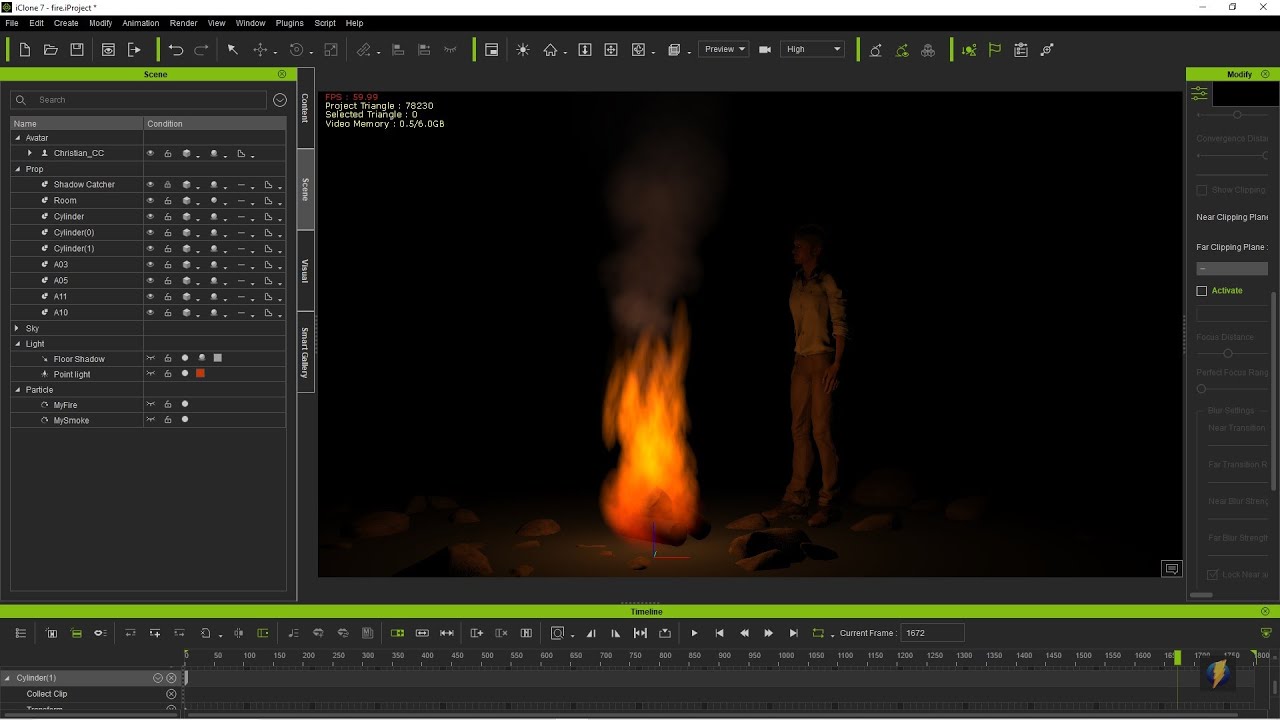 iClone- Working with Particles - YouTube