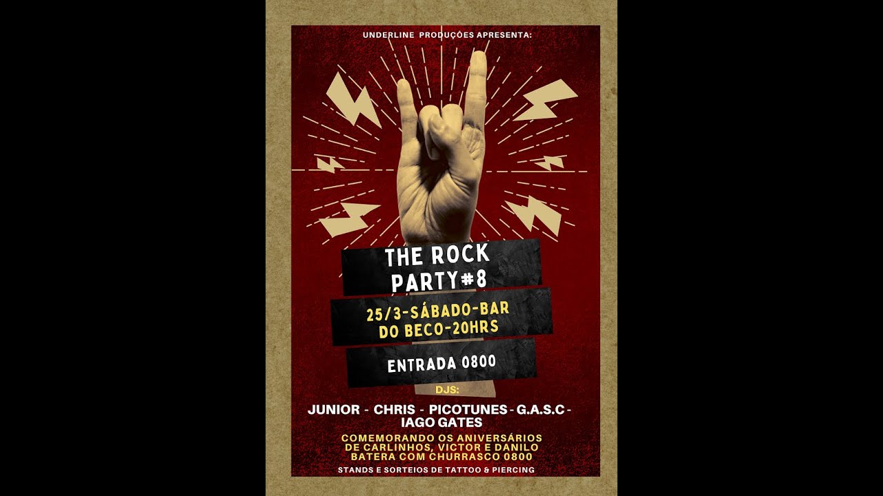 Melhores Momentos-The Rock Party-8ª Edição - YouTube