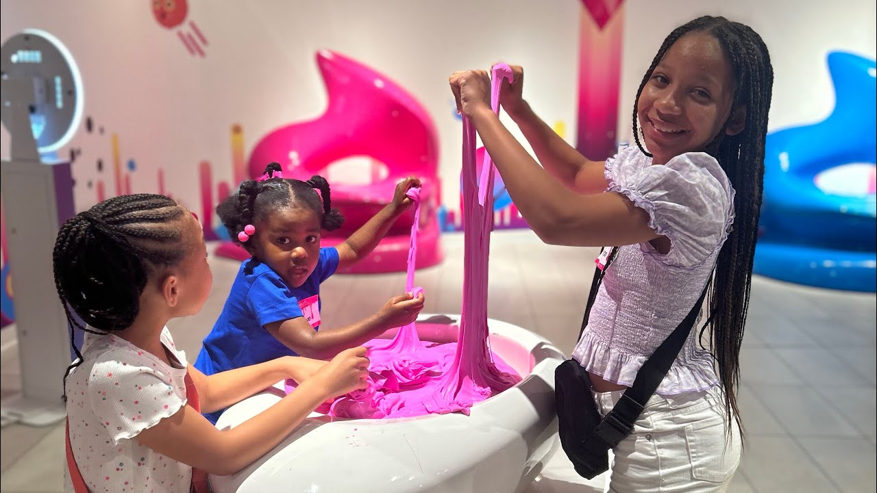 Slime Museum Visit Part 1 @GrinandBarrett1000 - YouTube